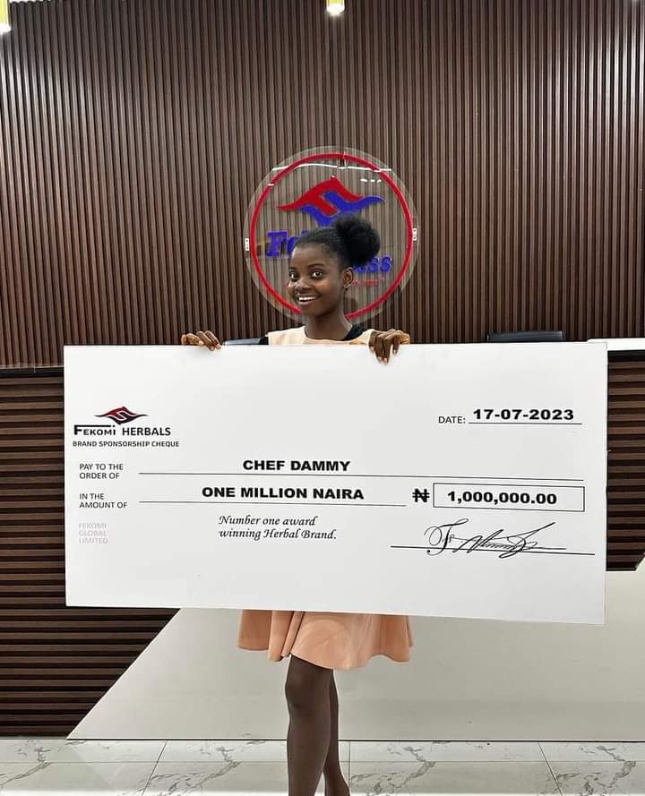 Chef Dammy Bags ₦‎1M Endorsement Deal With Fekomi Herbal (Photos)
