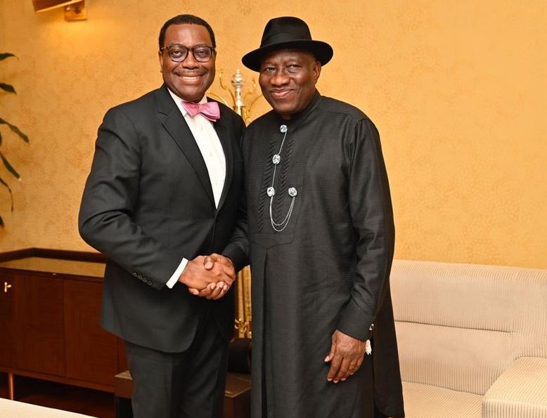 AfDB Boss, Adesina Meets Jonathan In Ethiopia (Photos)