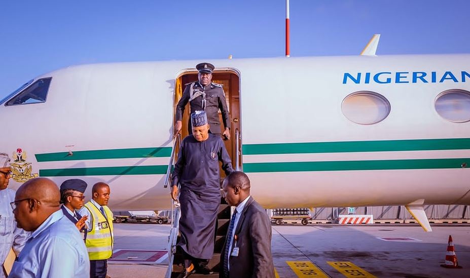 VP Shettima Arrives Rome Ahead Of UN Food Systems Summit