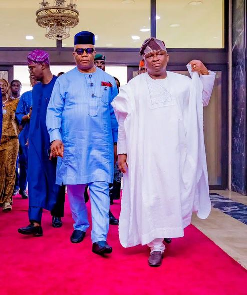 Senate President Akpabio Arrives Lagos (Photos)