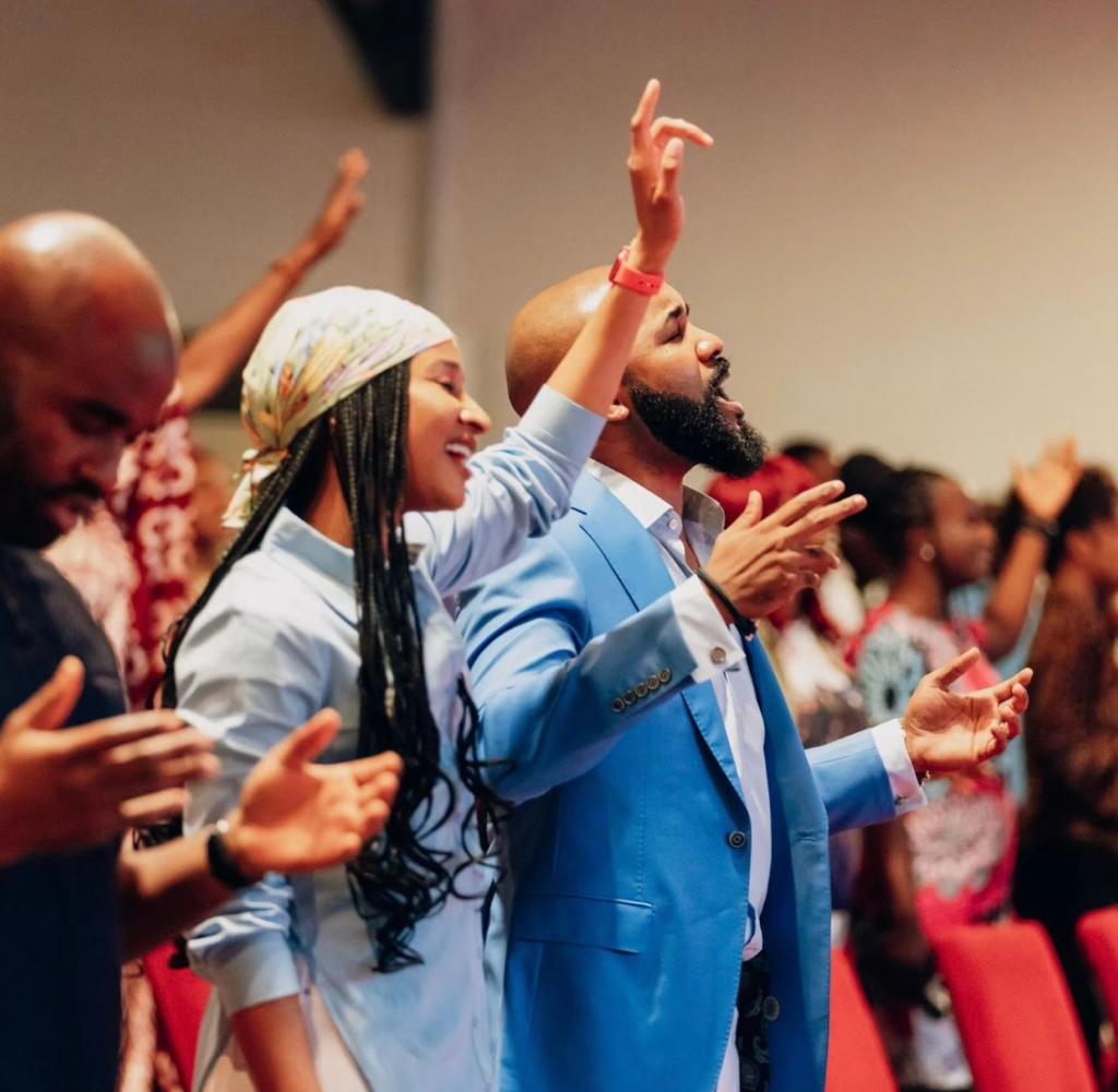 Singer, Banky W Ignores Cheating Rumours, Shares Lovely Family Photos