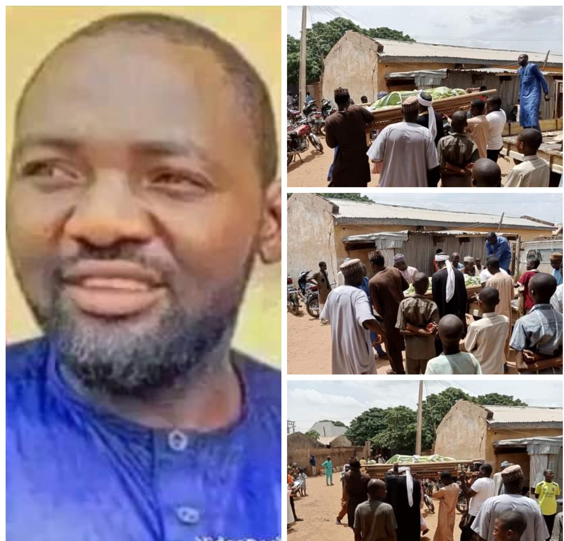 Photos From The Burial Of Butcher Who Was Killed By Mob Over Alleged ...