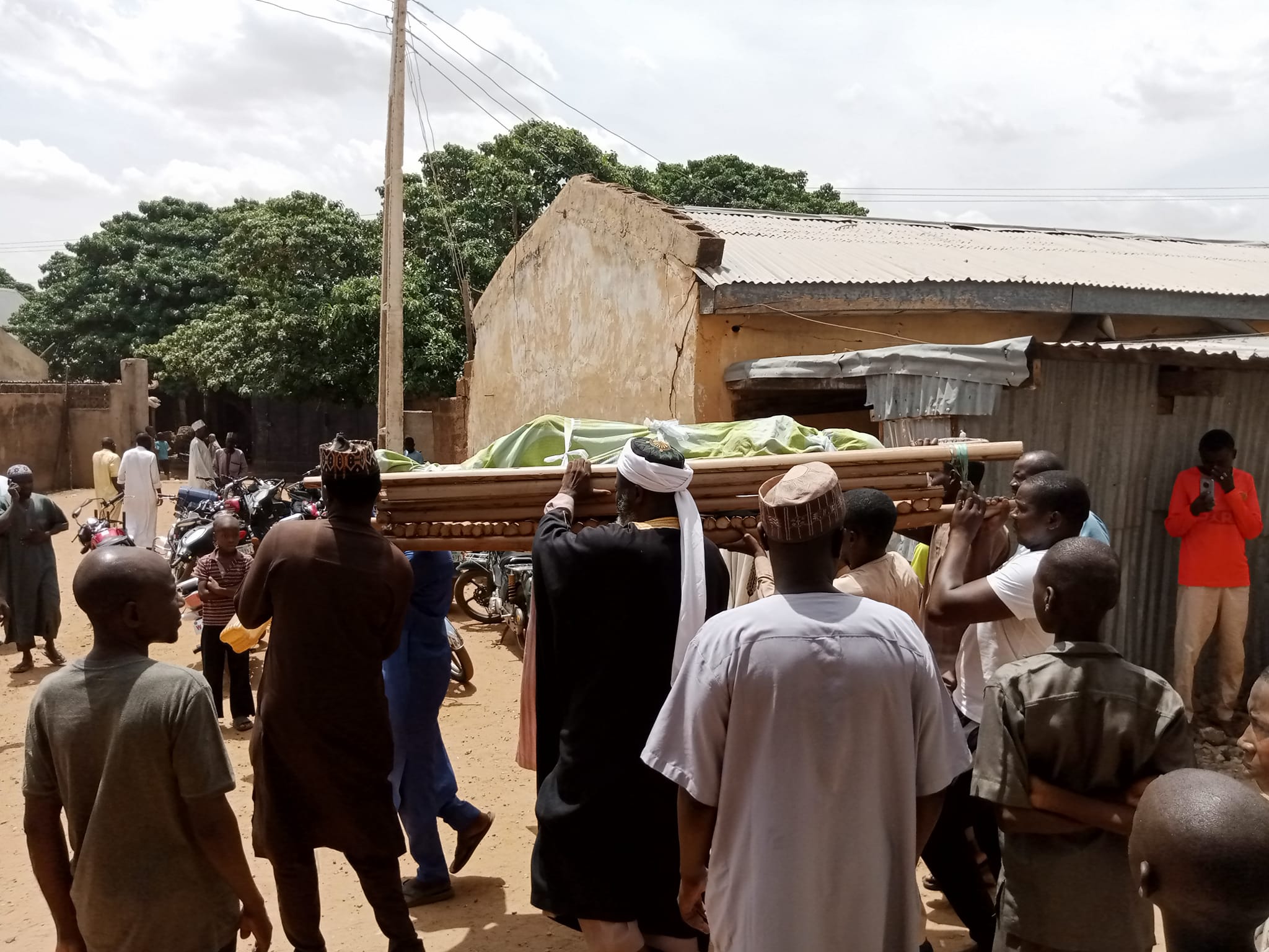 Photos From The Burial Of Butcher Who Was Killed By Mob Over Alleged ...