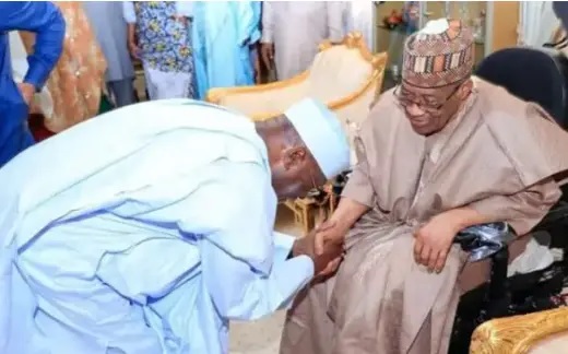 Atiku In Closed-Door Meeting With Ibrahim Babangida In Minna