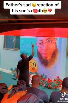 The Emotional Moment A Ghanaian Dad Broke Down At His Son's Funeral ...