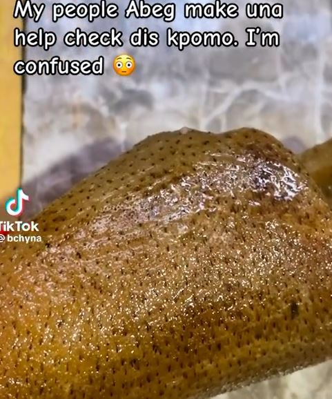 Lady Shares Video Of An Odd-looking Kpomo She Bought (Video)