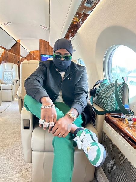 PUMA Sends Its Private Jet To Fly Davido To England For Manchester City ...