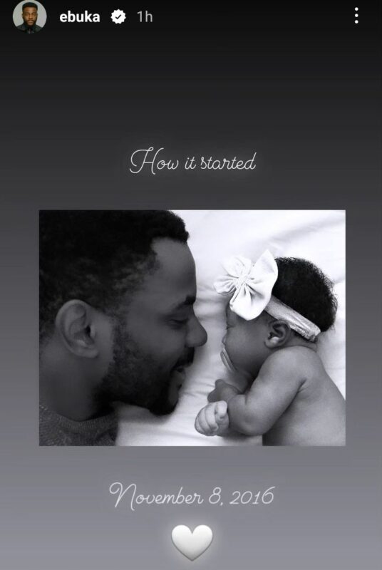 BBNaija’s Ebuka And Wife Celebrate First Daughter On Her 7th Birthday ...