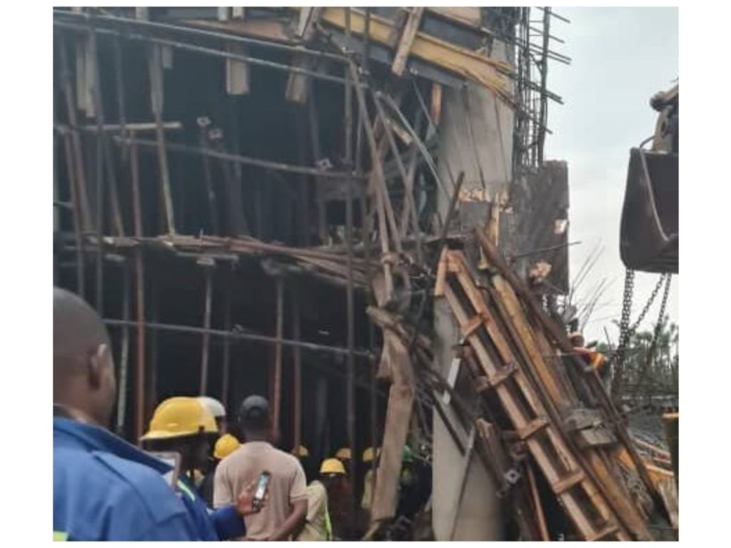 Construction Worker Rescued As Building Collapses In Abuja