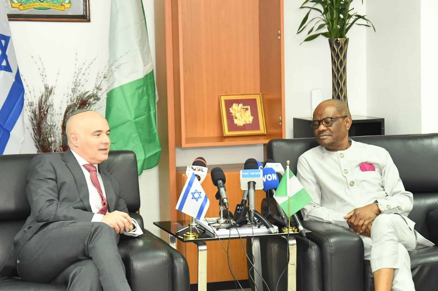 Wike Hosts Israeli Ambassador In Abuja