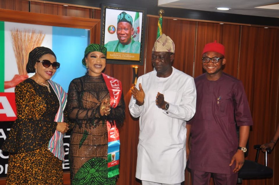 Tonto Dikeh Shares Photos After Joining APC