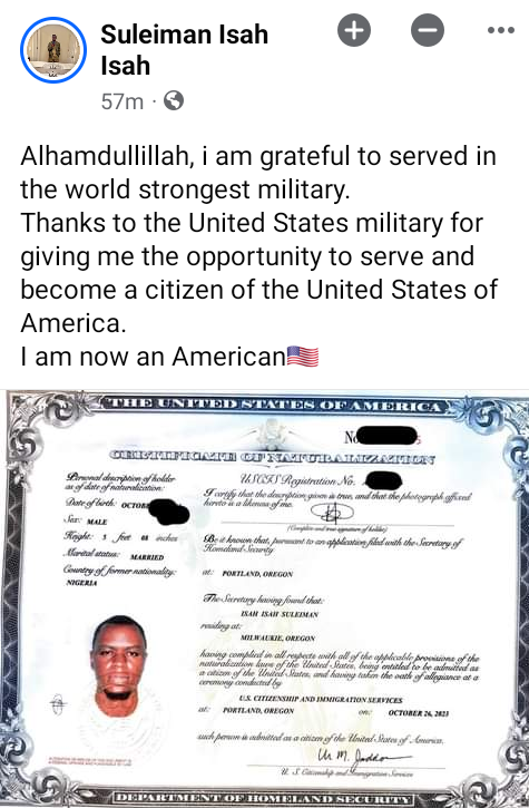 26-year-old Kano Man Celebrates Becoming US Citizen Three Years After ...