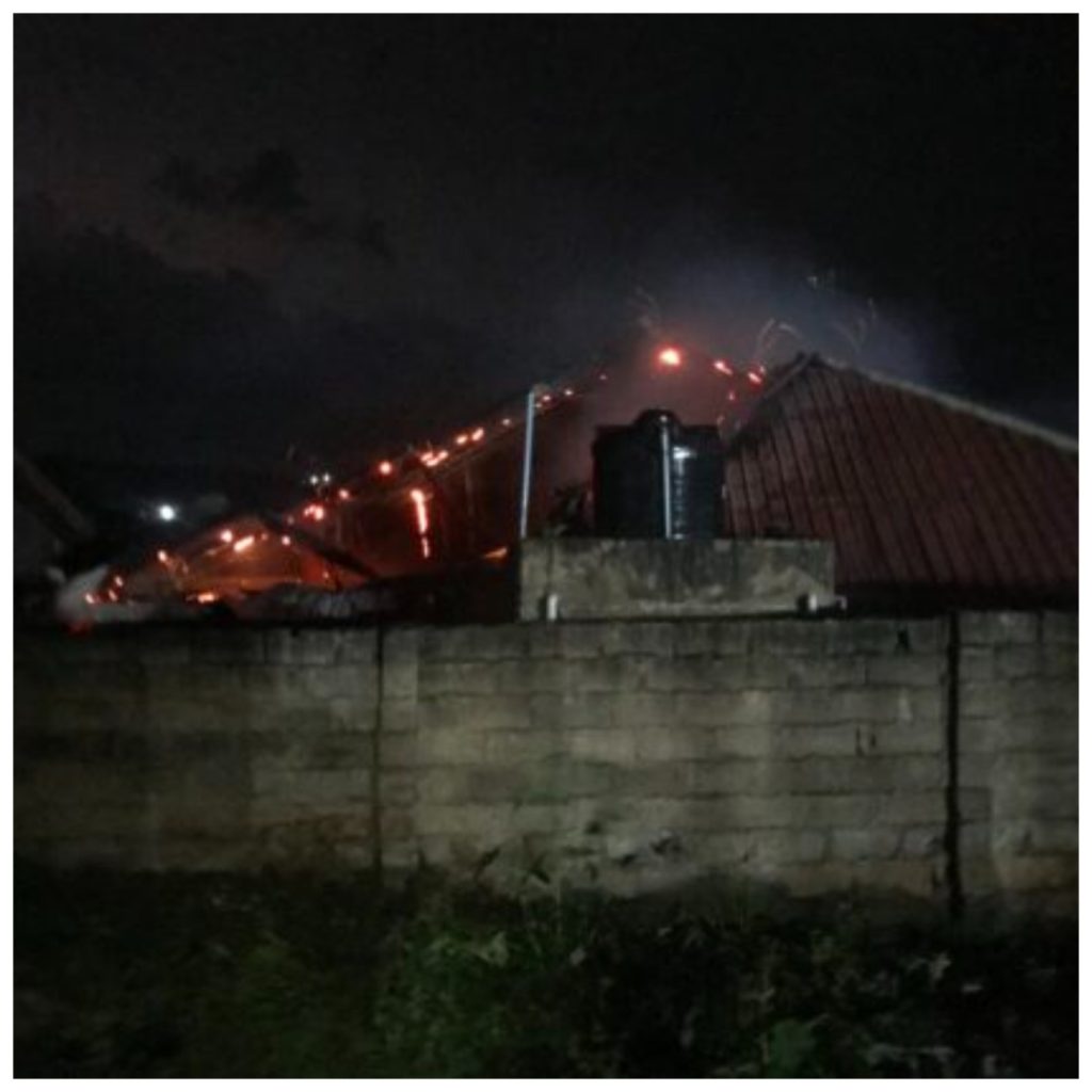 Strange Fire Razes Residence Of Man Caught With Human Parts In Ibadan ...