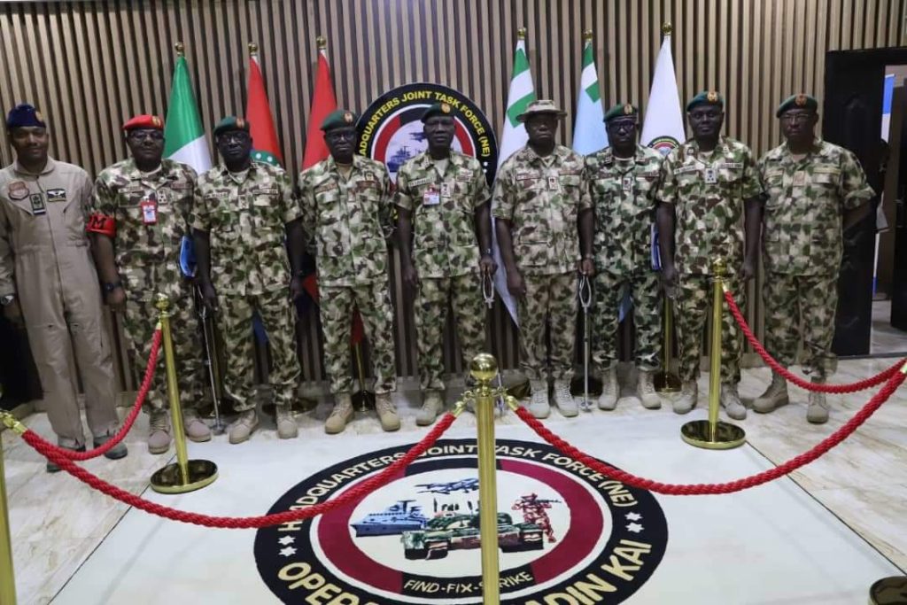 COAS Visits Maiduguri Theatre Command, Assures Troops Combat Enablers (Photos)