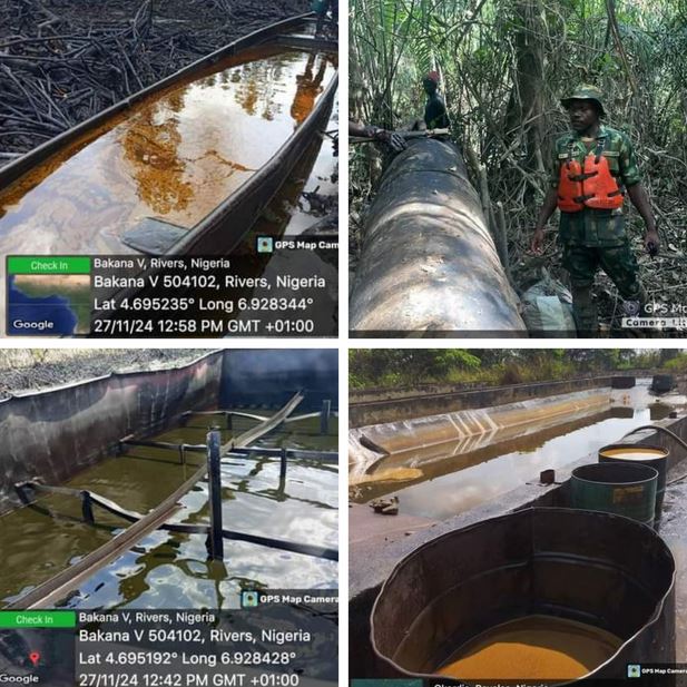 Troops Deactivate 56 Illegal Oil Bunkering Sanctuaries And Recover 1.2 million Litres Of Stolen ...