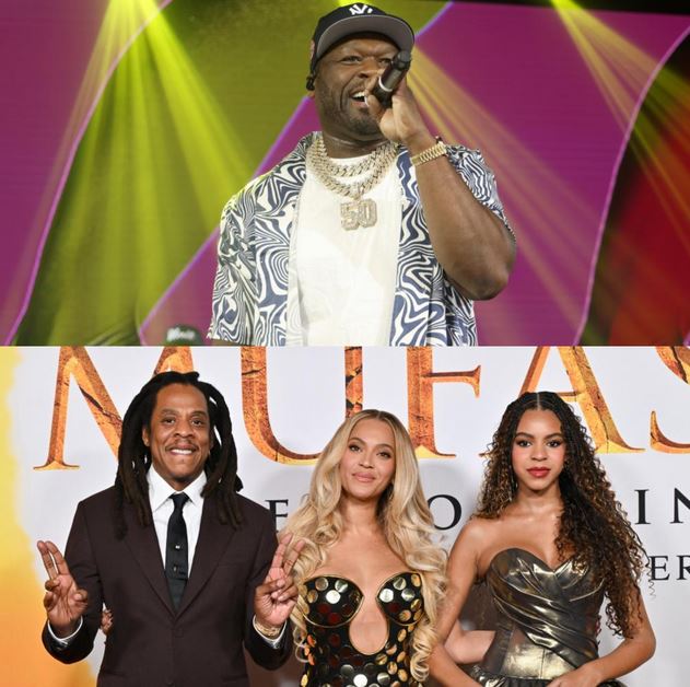 50 Cent Mocks Jay-Z For Attending ‘Mufasa’ Red Carpet Premiere Amid Child R@pe Allegation