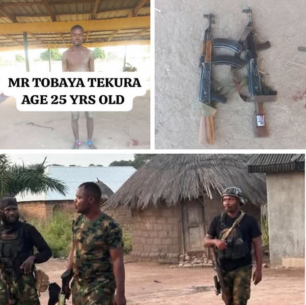 Two Suspects Arrested With AK-47 Rifles As Troops Foil Banditry Attack In Taraba