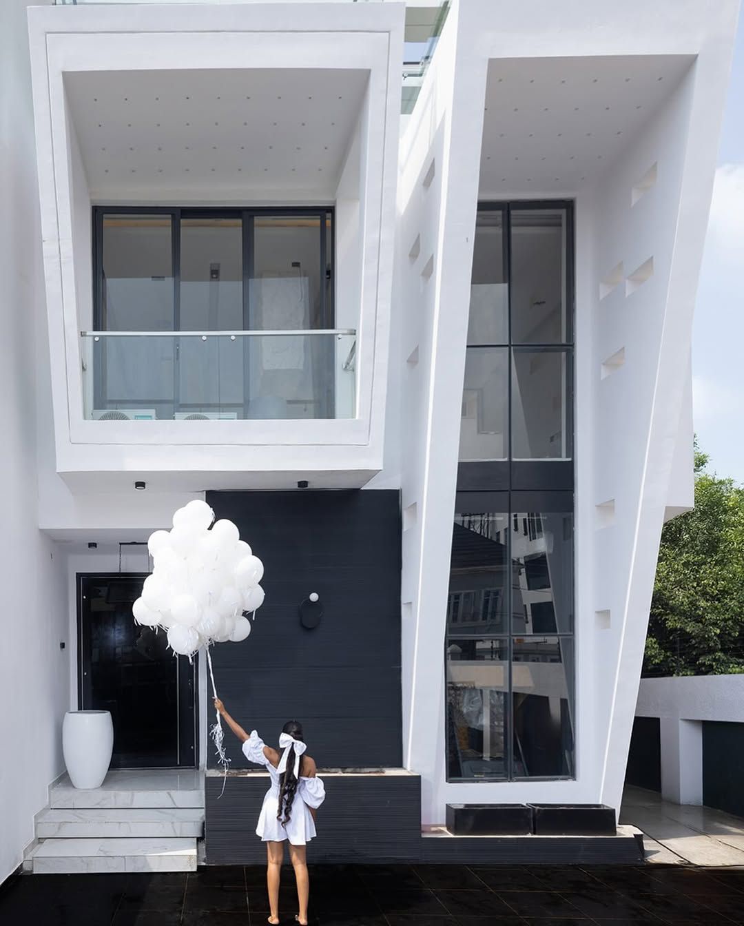 Nancy Isime Shows Off Her New Mansion Her Birthday