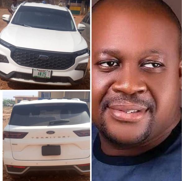 Police Officers Recover Vehicle Of Kidnapped Anambra Lawmaker