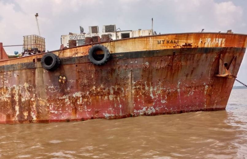Ship on test-run Arrested With 200,000 Litres Of Stolen Crude