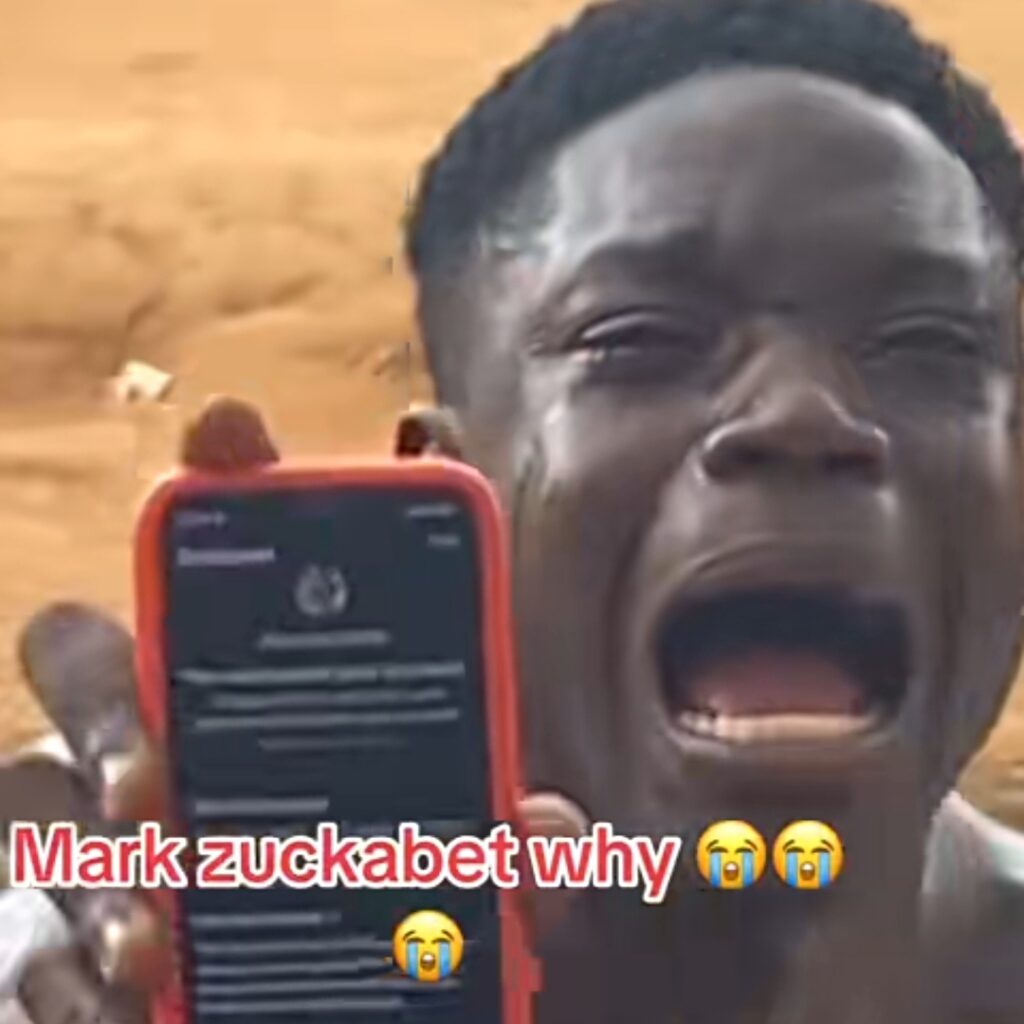 Yahoo Boy In Tears After Facebook Banned His Fraud Account (Video)