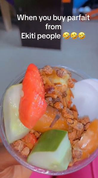 Unsatisfied Customer Shares Content Of The Parfait She Bought In Ekiti ...