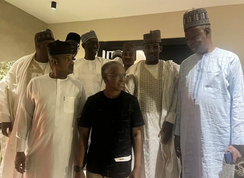 National Security Adviser, Nuhu Ribadu, Others Visit El-Rufai (Photo)