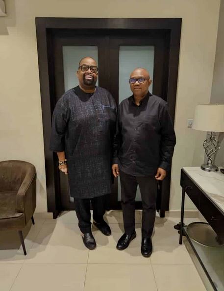 Edo Guber: Peter Obi Meets Olumide Akpata (Photos)