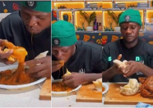 Man Wins N100k After Devouring Big Portions of Fufu With Fully Grilled ...