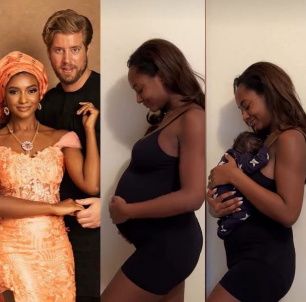 Media Personality, Simi Drey And Husband, Julian Flosbach, Welcome ...