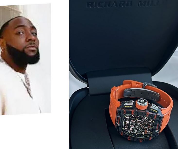 Davido Flaunts His New Richard Mille Luxury Watch (Photos)