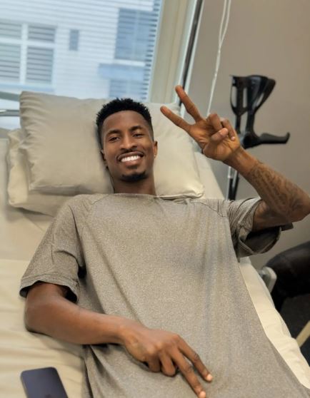 Super Eagles Forward, Olayinka Undergoes Successful Surgery (Photos)