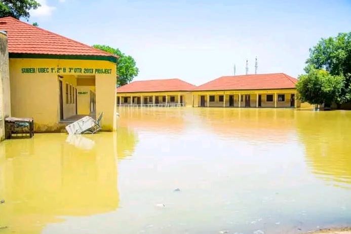 Residents Displaced As Flood Takes Over Major Streets In Maiduguri (Photos)