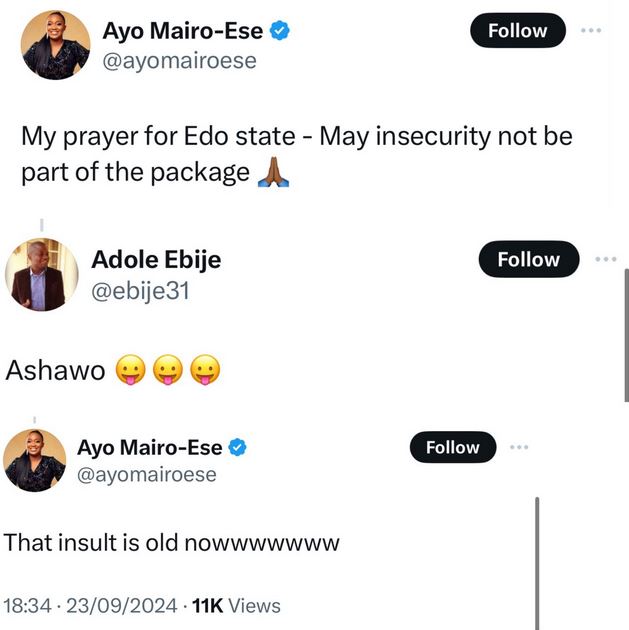 Edo Guber: Arise TV Anchor, Ayo Mairo-Ese Fires Back At Troll Who ...