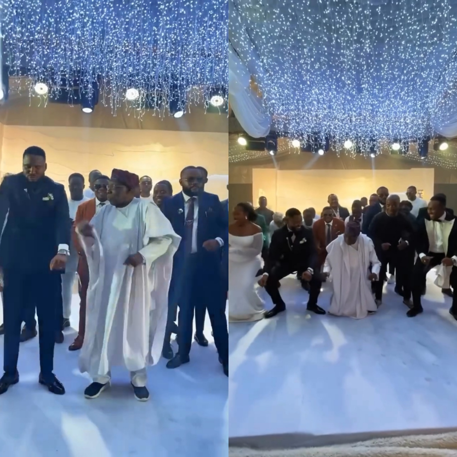 Ex-President, Olusegun Obasanjo Shows How Strong His Knees Are As He ...