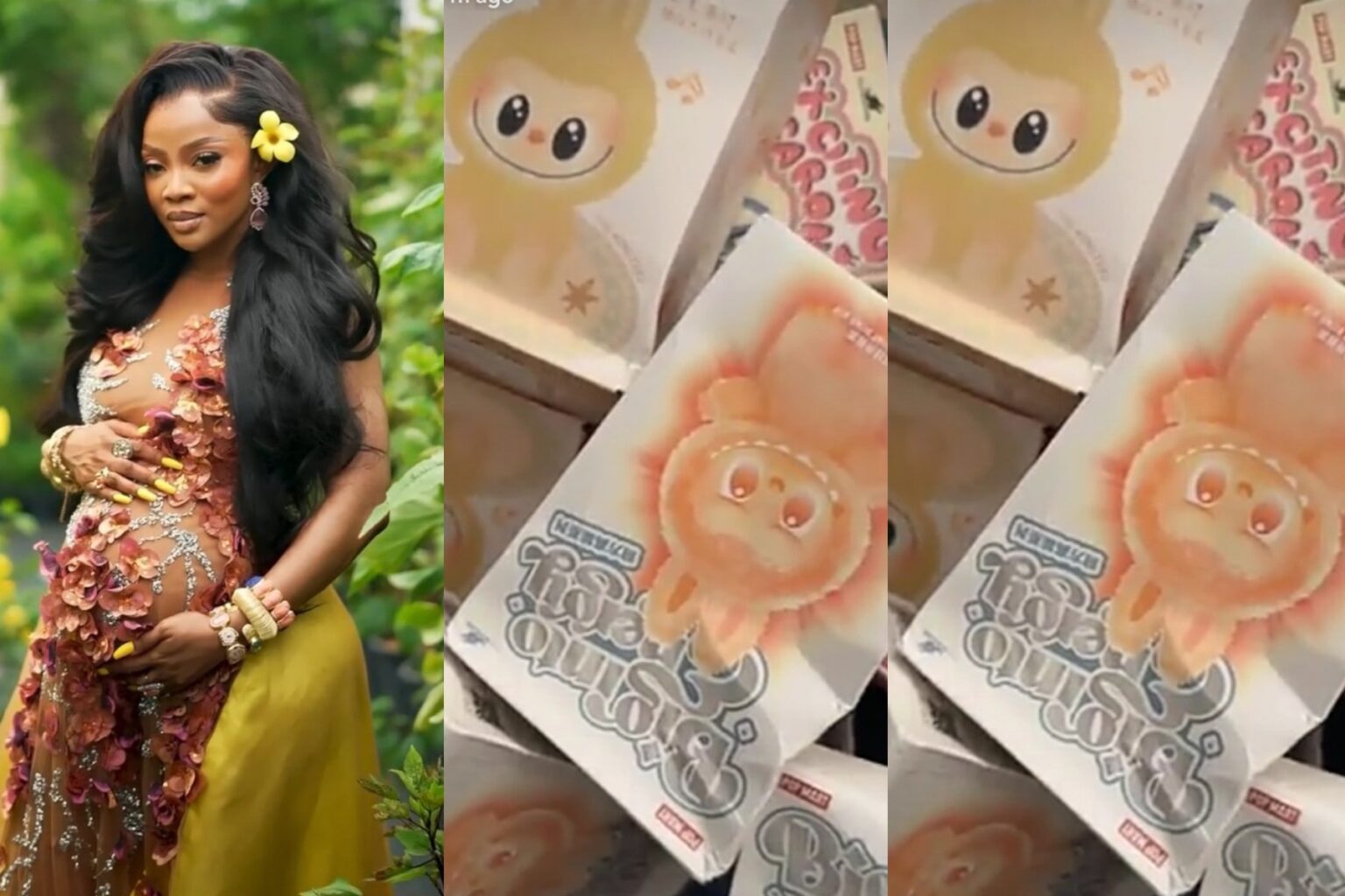 Toke Makinwa Splashes Millions on Labubus For Her Daughter (Video)