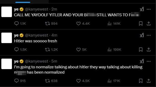 After Further Reflections, I'm Not A Nazi - Kanye West Makes U-turn