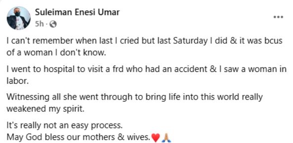 It Weakened My Spirit - Nigerian Man Narrates How He Wept After ...