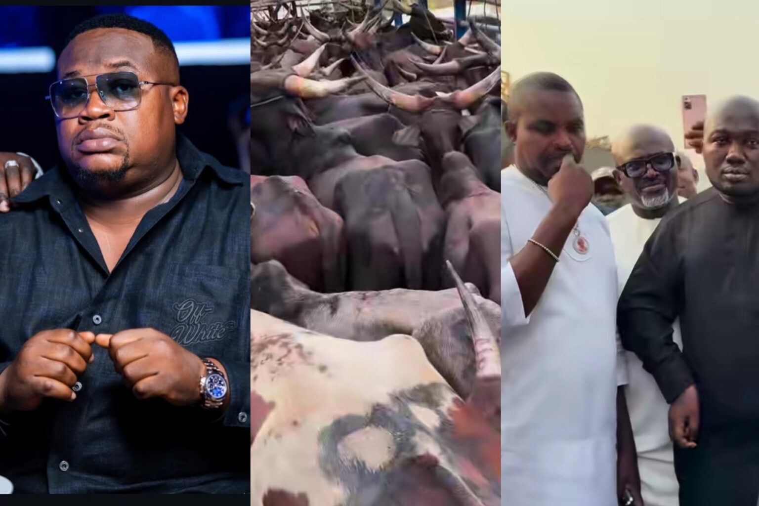 Cubana Chief Priest Gifts Childhood Friend 47 Cows For His Mum’s Burial ...