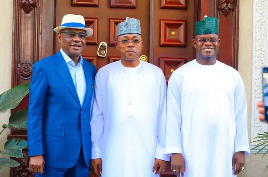 Ex-Kogi Gov, Yahaya Bello, His Successor, Ododo Visit Wike In Abuja ...