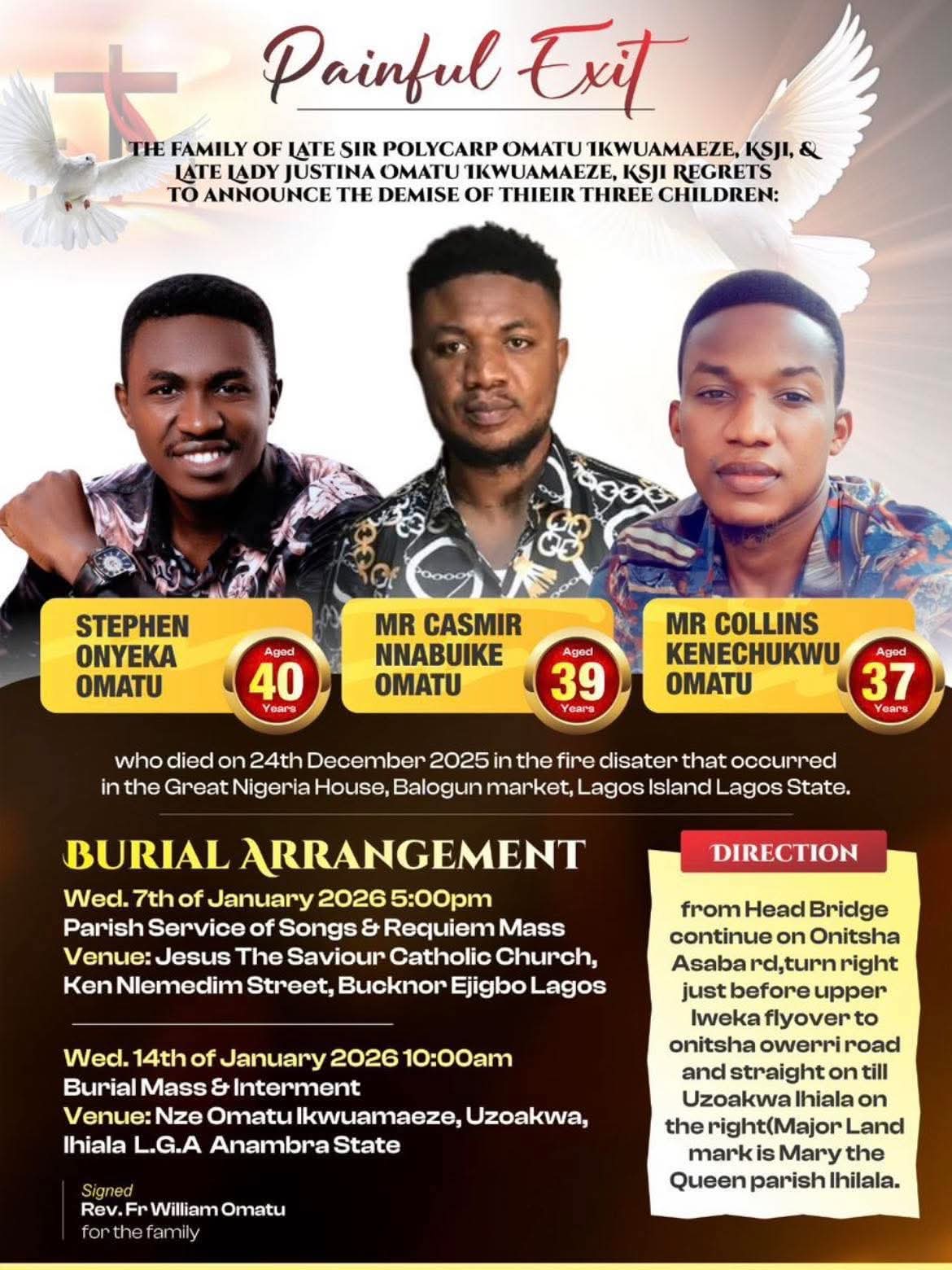 Nigerian Catholic Priest Narrates Conversations With Priest Who Lost 3 ...