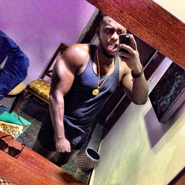Sensational Pop Singer Omo Akin Displays His "Stuff" on Instagram.