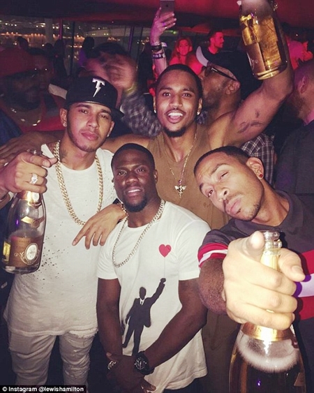 Ludacris, Kevin Hart, Trey Songz & More at Lewis Hamilton's All-Star ...