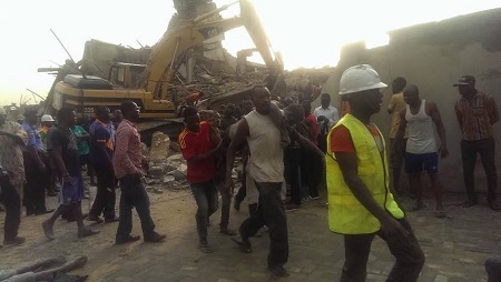 Touching Scenes From 5-Storey Building Collapse That Has Killed 6 in ...