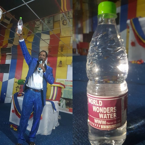Nigerian Bishop Zuga Unveils 'Wonders Water' That Can See, Hear and ...