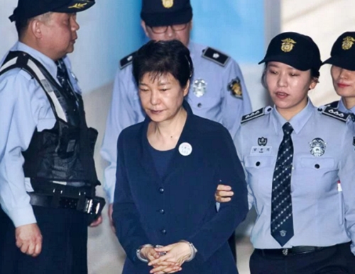 Prison Sentence Beckons as Ex-President Gets Handcuffed and Goes on ...