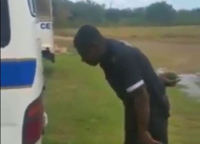 Police Officer Shouts and Cries During Teargas Training (Photos+Video)