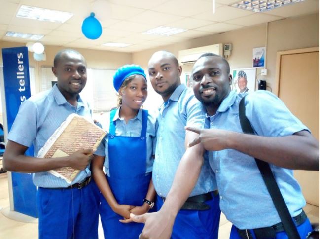 Stanbic IBTC Bank Staff In School Uniforms to Mark Customer Service ...