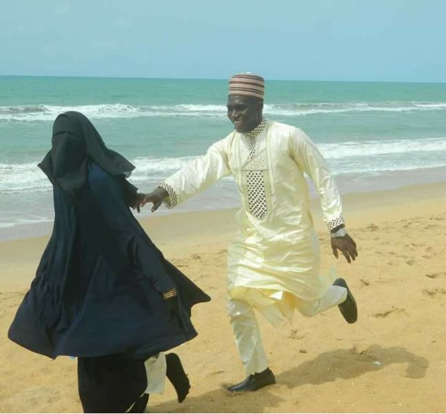 Hausa Romance: See Viral Photo of a Man And His Burka-wearing Lady at a ...