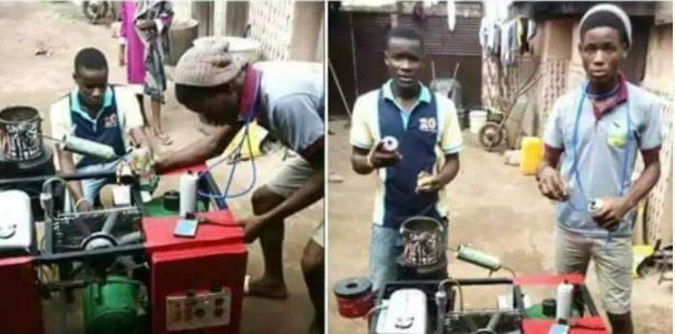 Two Nigerian Young Men Invent Machine That Washes Bitter Leaf (Photos)
